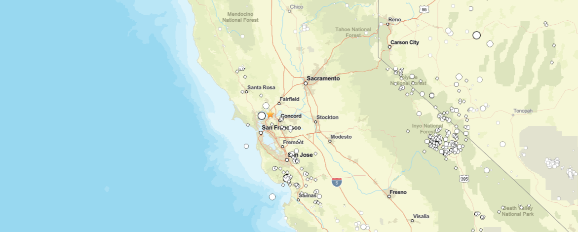 Magnitude 3.6 Earthquake Hits the 925 Thursday Morning – Bay Area Telegraph